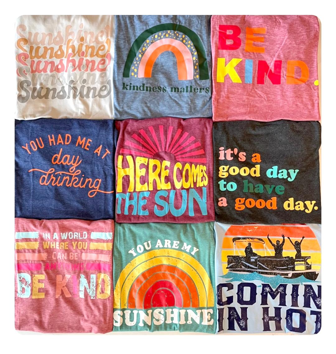 NEW GRAPHIC TEES FOR SUMMER — Sheaffer Told Me To